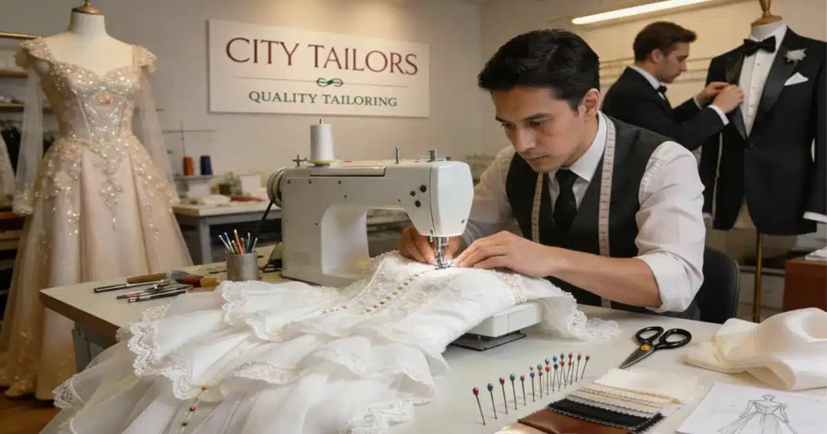 Wedding Dress Alterations for 2026 Brides | City Tailors